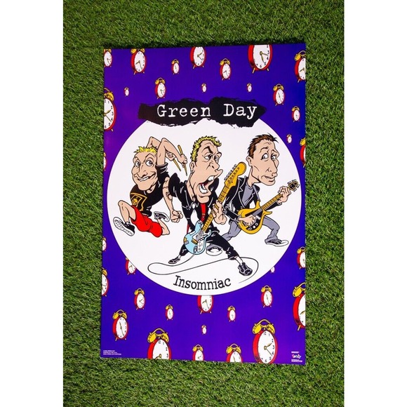 Funky | Art | Green Day Insomniac Album Poster Funky 654 Vintage 996 ...